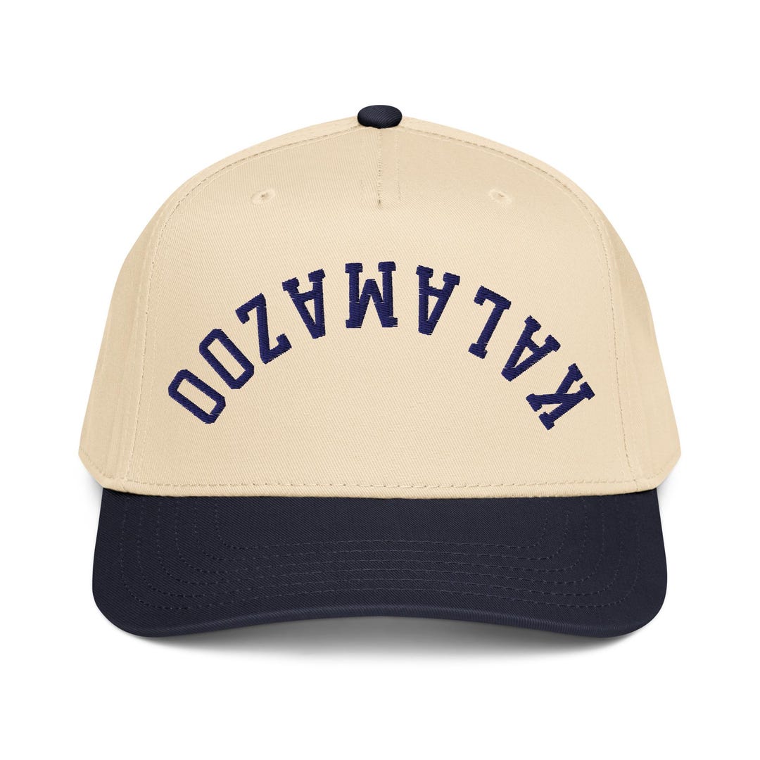 KALAMAZOO Upside Down Hat - Custom Embroidered Kalamazoo Hat, Inverted ...