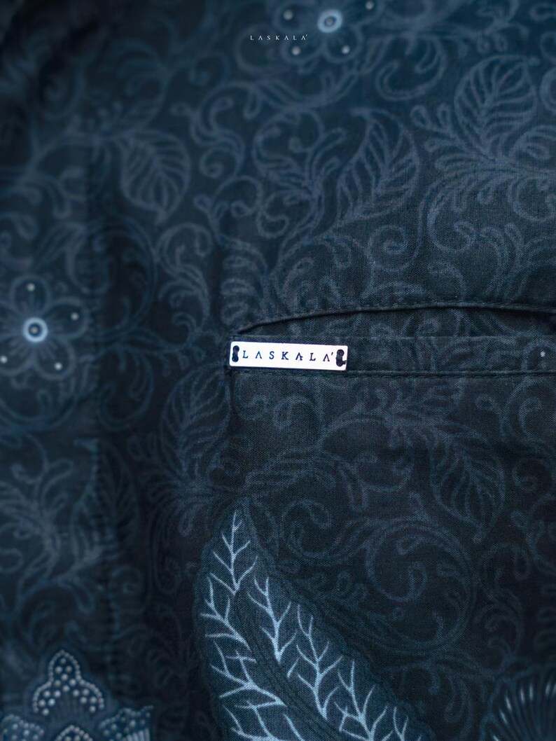 LASKALA Premium Slimfit Batik Shirt for Men – Elegant Design | Damar - Etsy