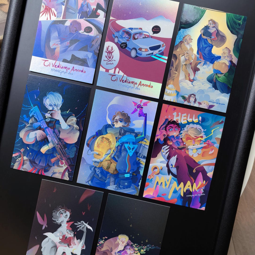 Hannibal TV Show | Themed Laser Printed Postcards Set | 10*15cm Glossy ...