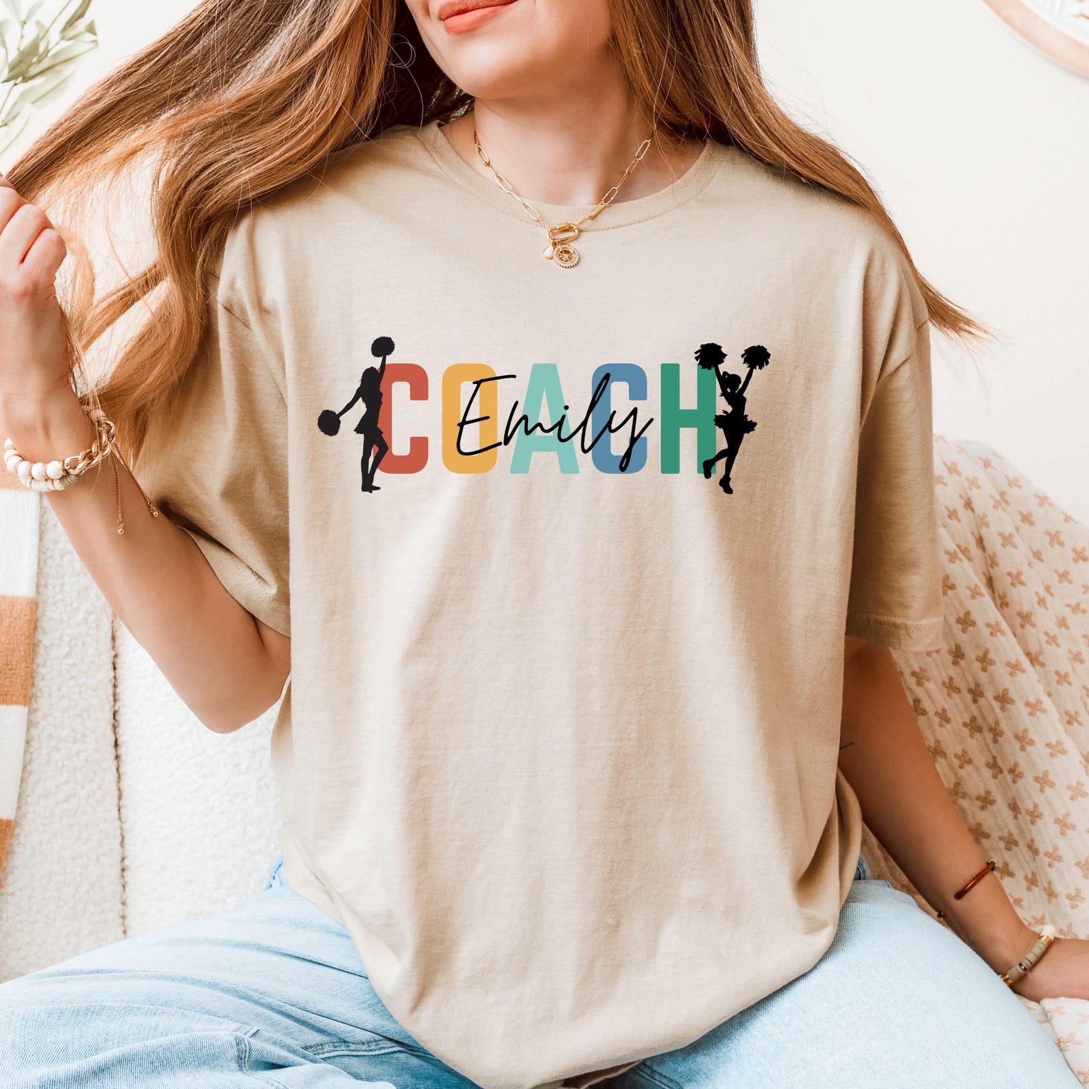 Personalized Cheer Coach Shirt, Custom Coach Gift, Cheer Coach ...