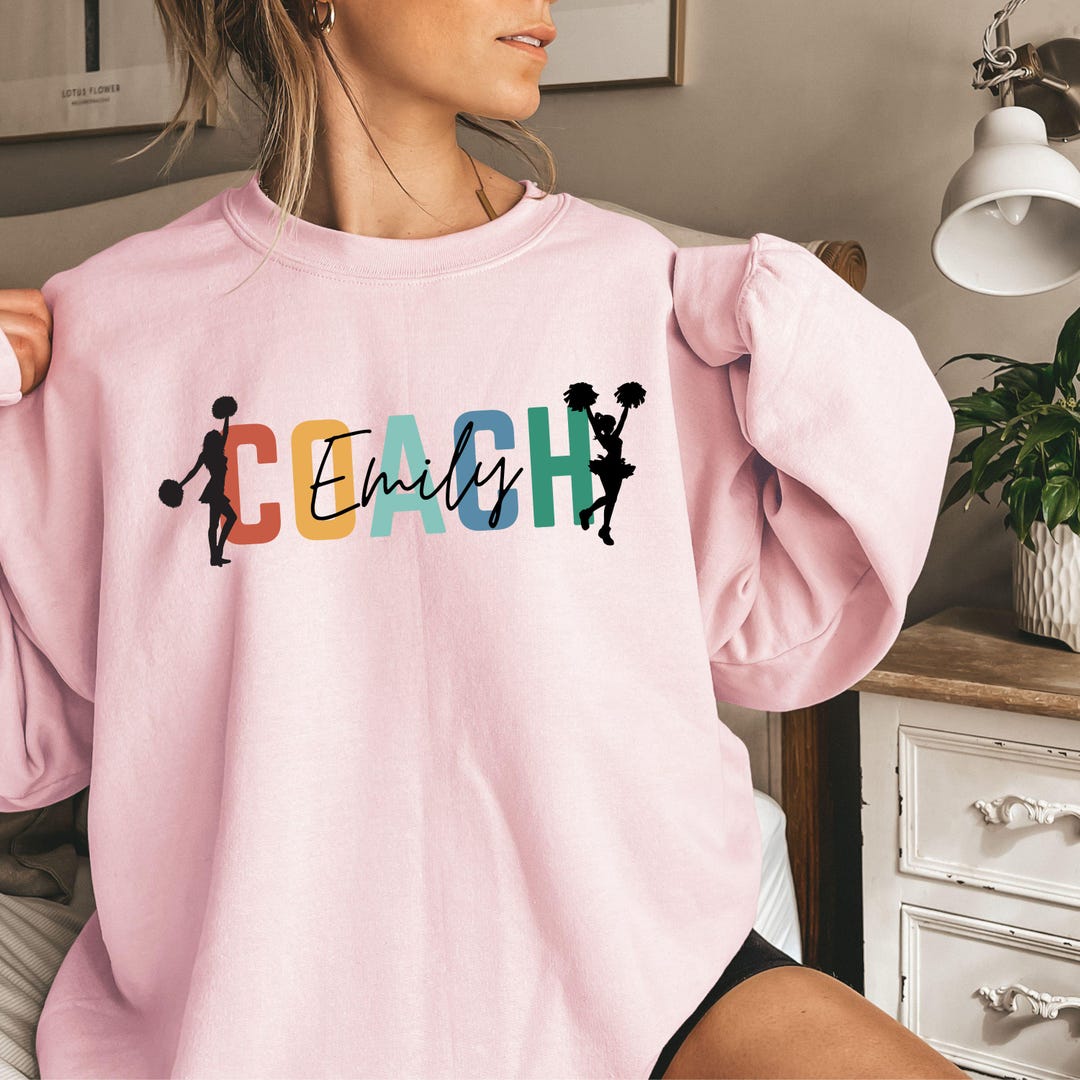 Personalized Cheer Coach Shirt, Custom Coach Gift, Cheer Coach ...
