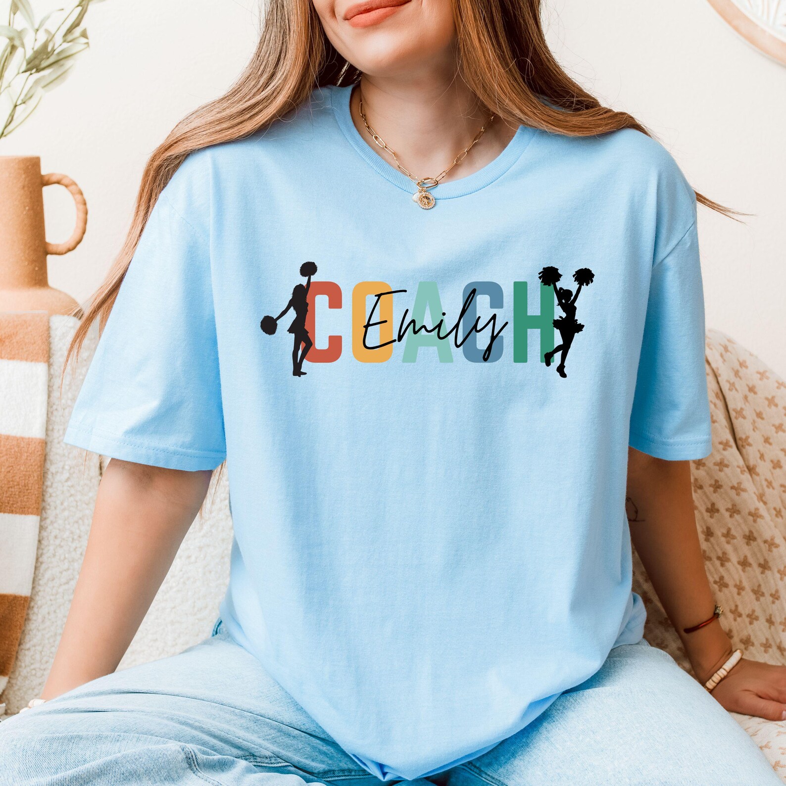 Personalized Cheer Coach Shirt, Custom Coach Gift, Cheer Coach ...