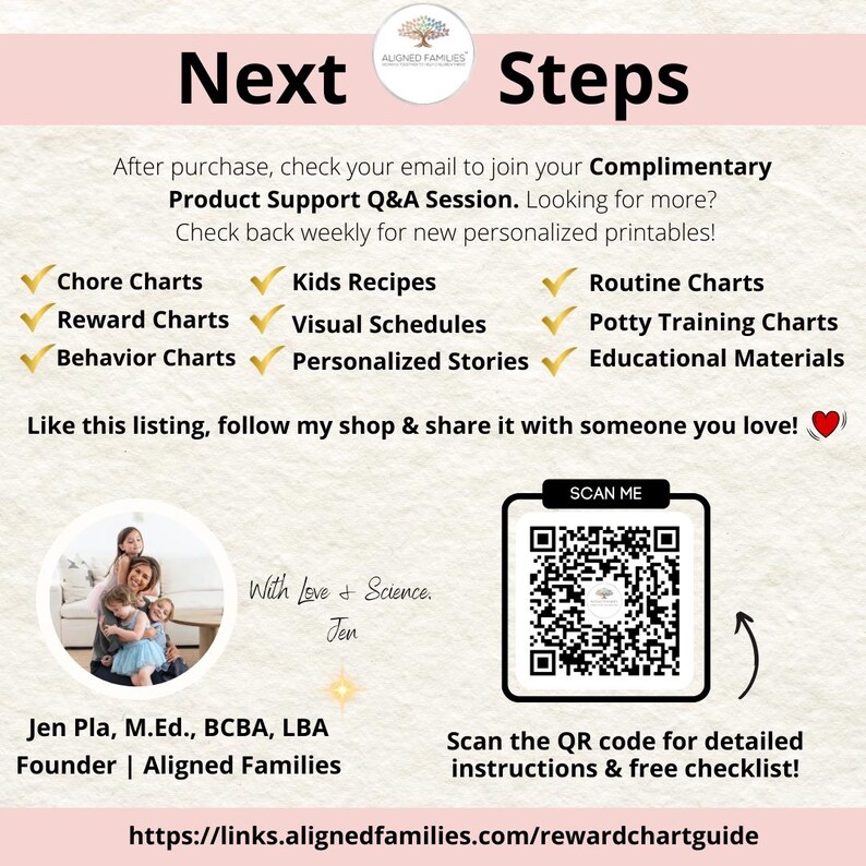 Personalized Behavior Chart for Kids Digital Download Daily Reward ...