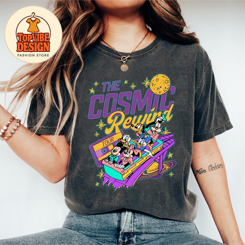 Retro 90s Mickey and Friends Disney Guardians of the Galaxy Cosmic ...