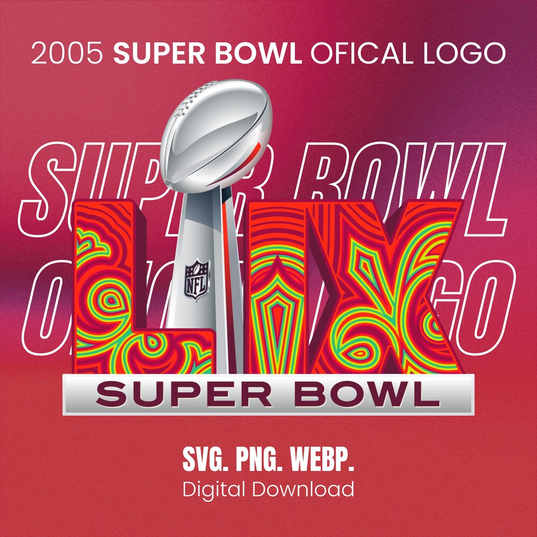 Super Bowl LIX 2025 Logo Transparent Background Svg, Png, Webp Instant ...
