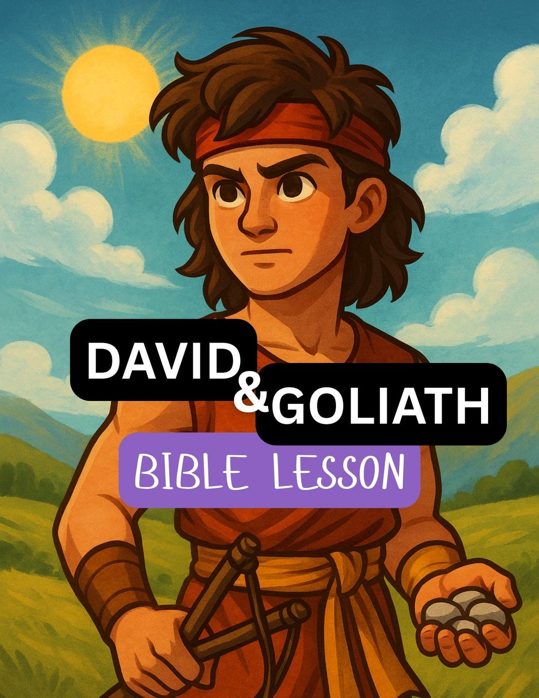 David and Goliath Kids Bible Lesson: Sunday School Curriculum ...