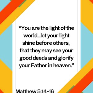 Light of the World Sunday School Lesson: Bible Curriculum, Crafts, and ...