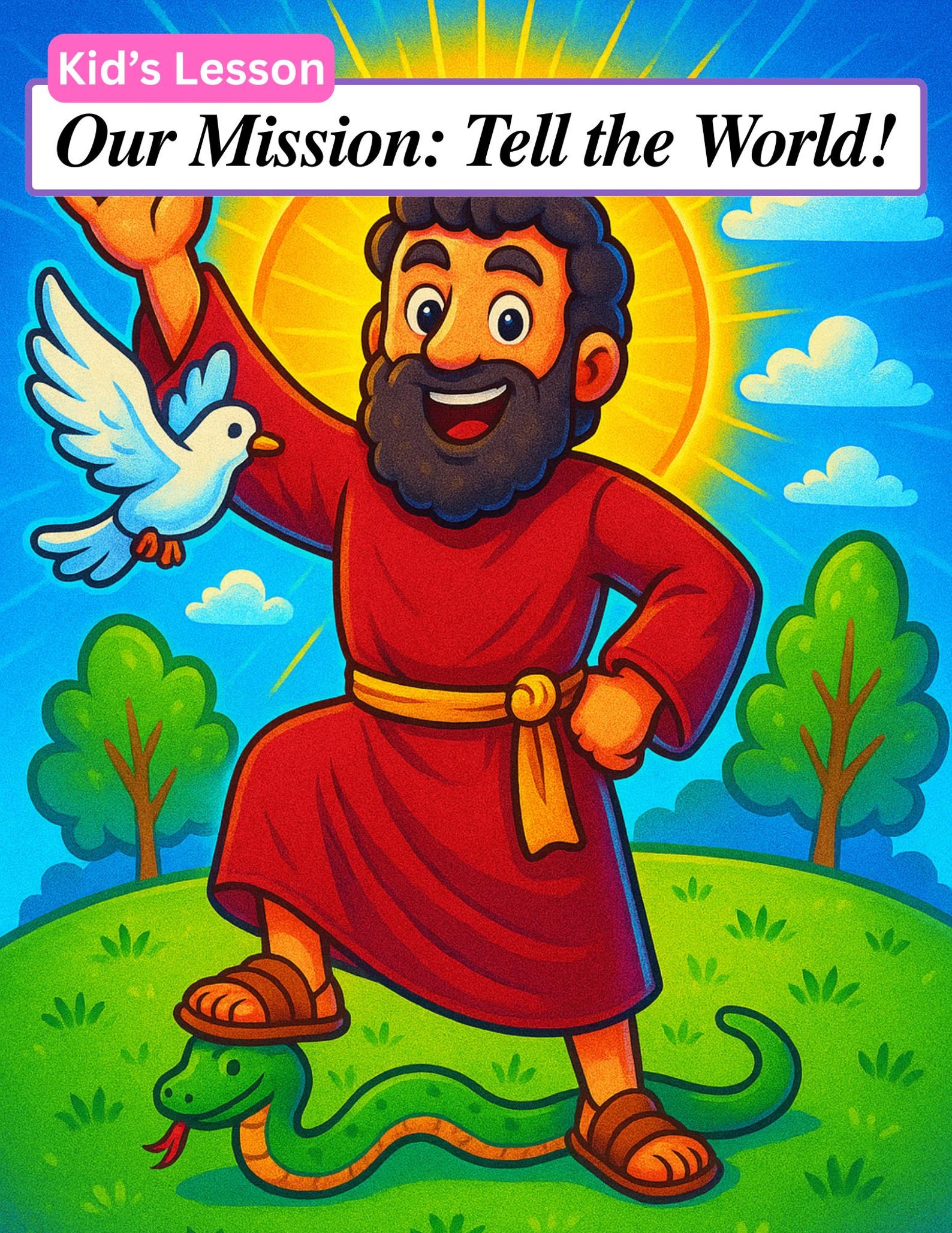 The Great Commission Sunday School Lesson for Kids | Go Into All the ...
