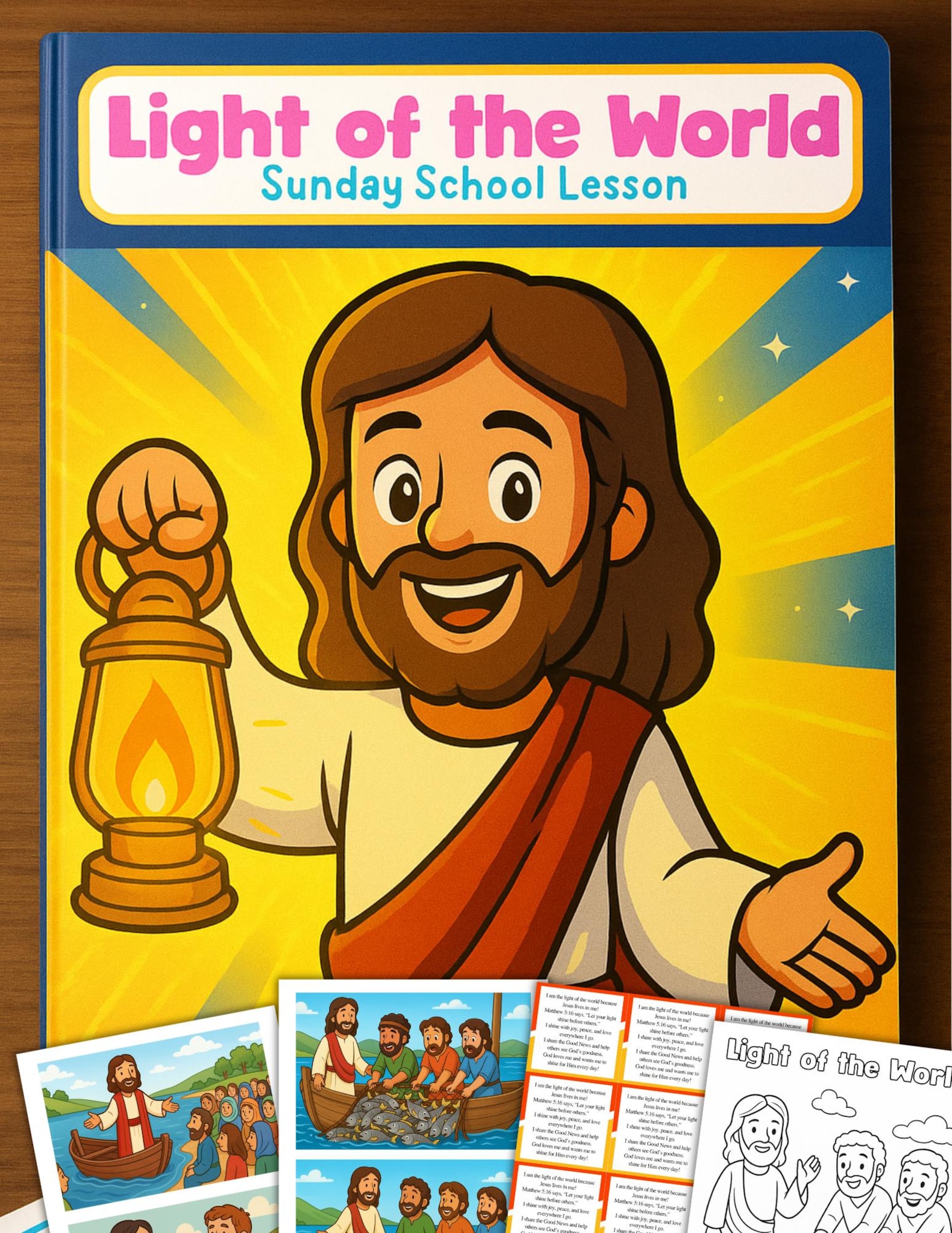 Light of the World Sunday School Lesson: Bible Curriculum, Crafts, and ...