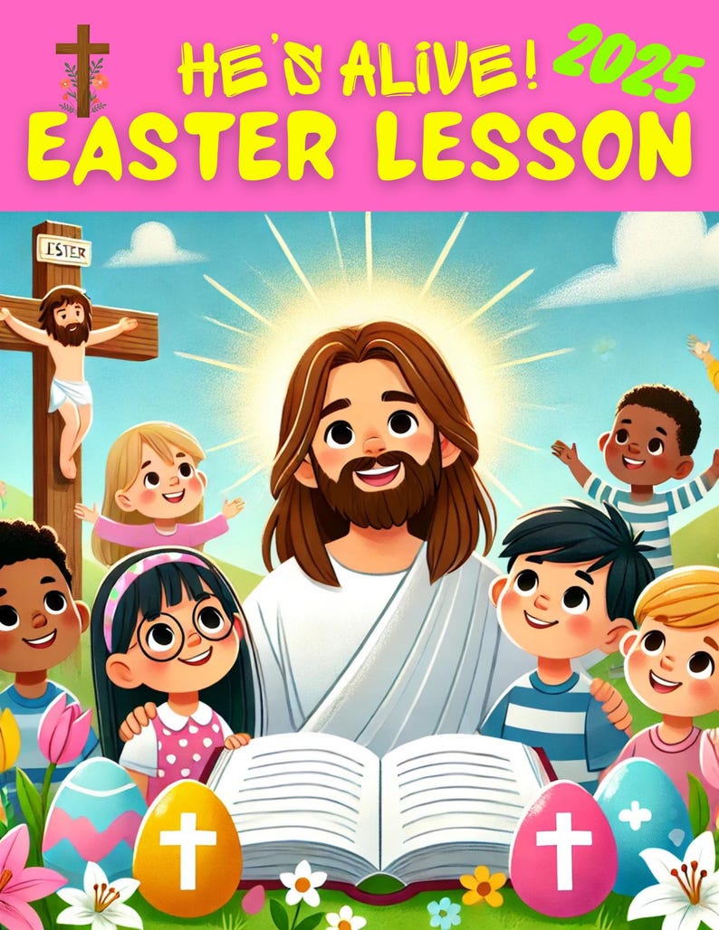 Easter Sunday School Lesson for Kids 2025 - Kid's Bible Curriculum ...