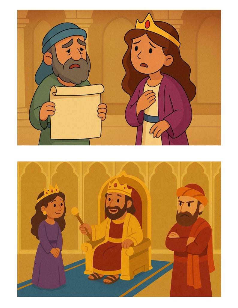 Queen Esther Bible Lesson: Sunday School Curriculum (printable) - Etsy