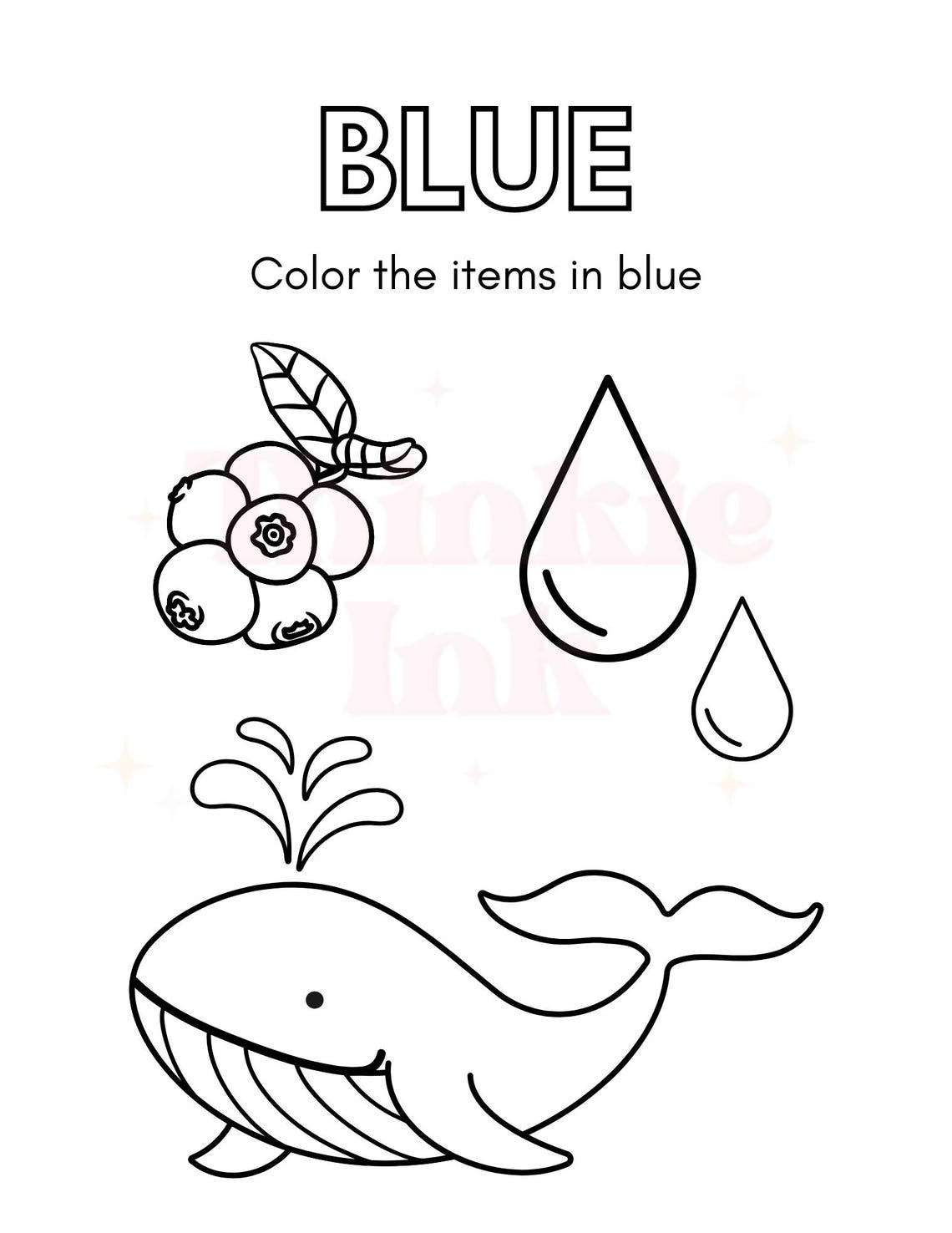 Color Learning Workbook | 21-page Preschool Printable Activity Book ...