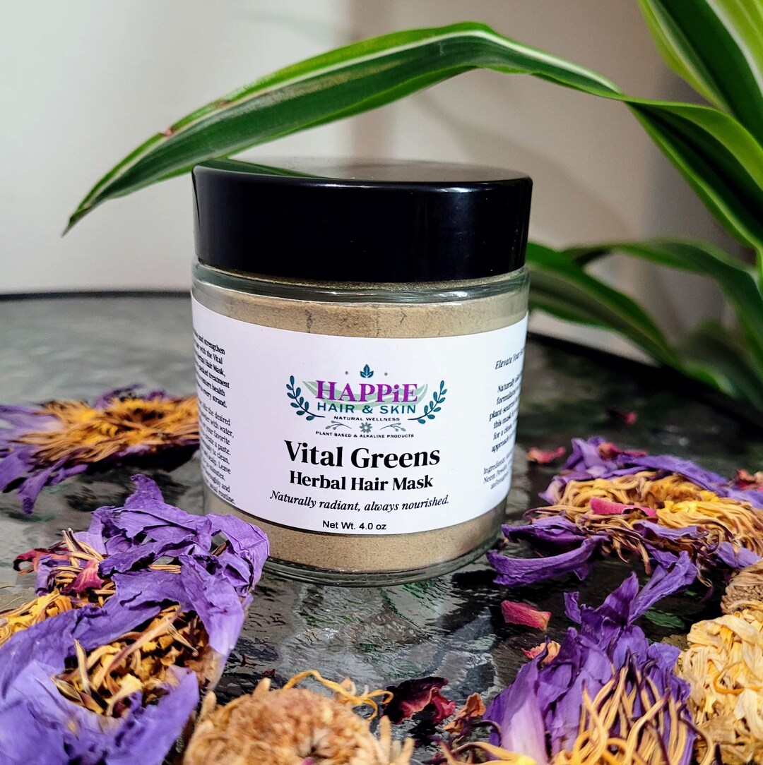 Herbal Hair Mask Strength Growth Moisture Ayurvedic Hair Treatment ...