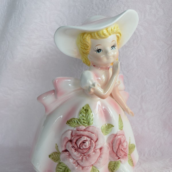 Ceramic Ladies Head Vase - Etsy