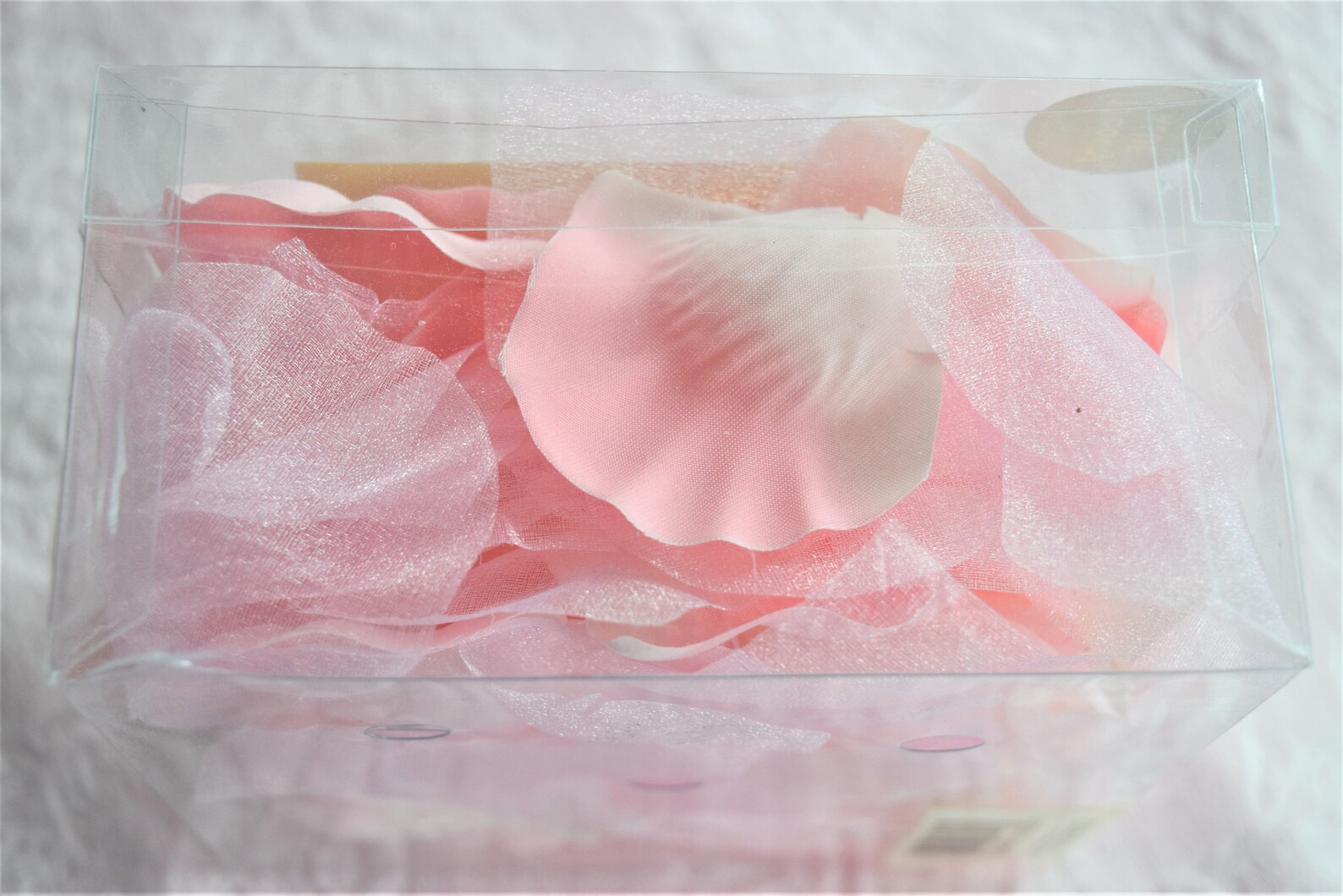 Baby PINK ROSE PETAL Box Nos Artificial Floral Arrangement - Etsy