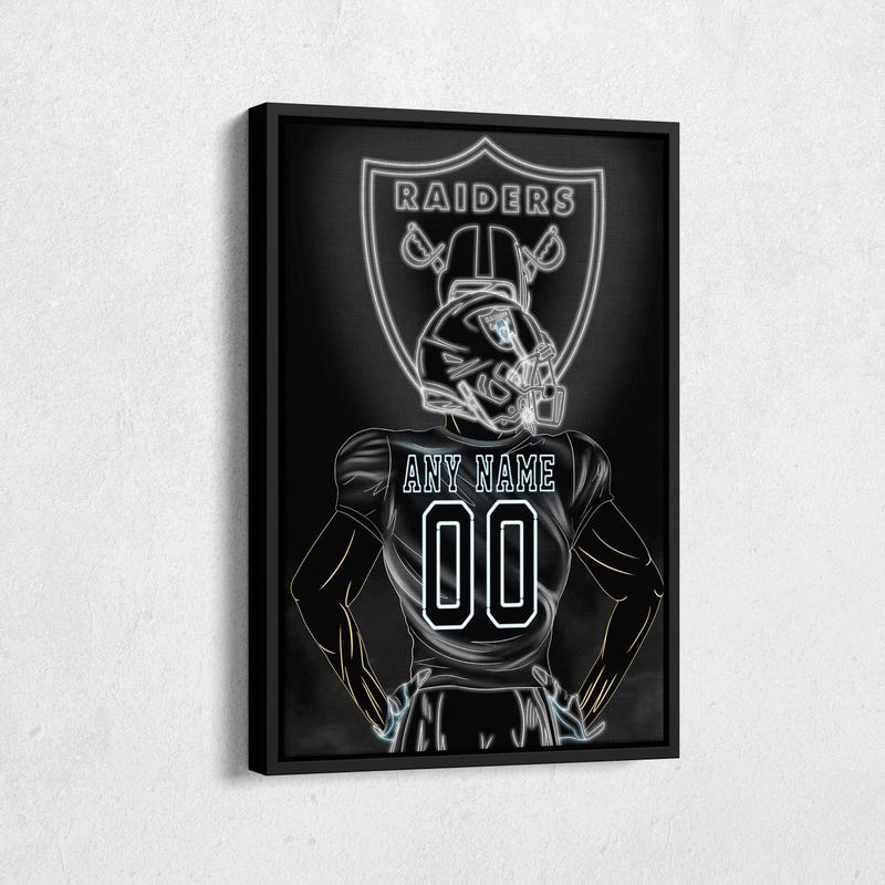 Raiders Wall Art - Etsy
