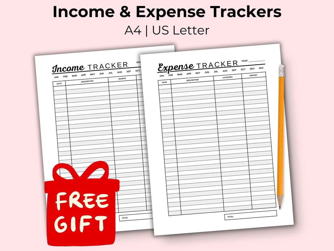 Income and Expense Tracker, Small Business Income and Expense Tracker ...