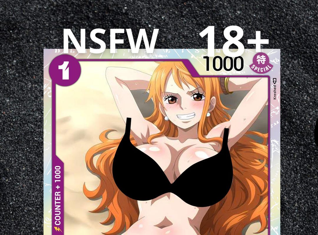 One Piece Card Altered- O-nami Character OP05 - 062 Waifu Holo Proxy - Etsy
