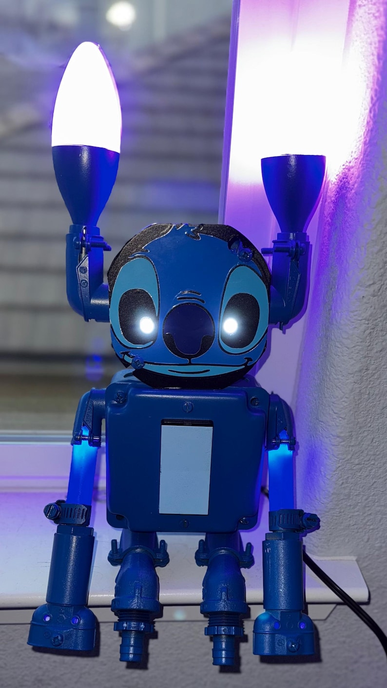 Design Build Robot Lamps. - Etsy