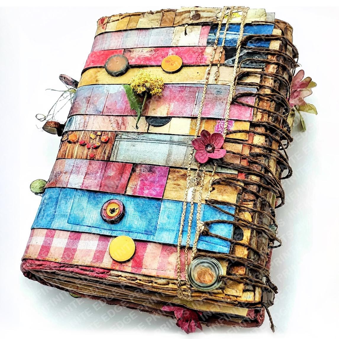 12 Junk Journal Clipart, Printable Watercolor Clipart, Vintage Diary ...