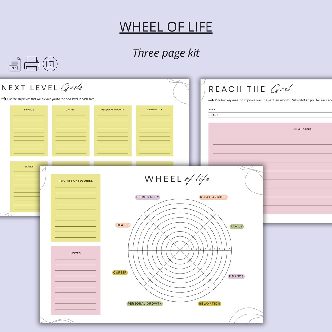 Wheel of Life - Wheel of Life Template - Life of Wheels - the Wheel of ...