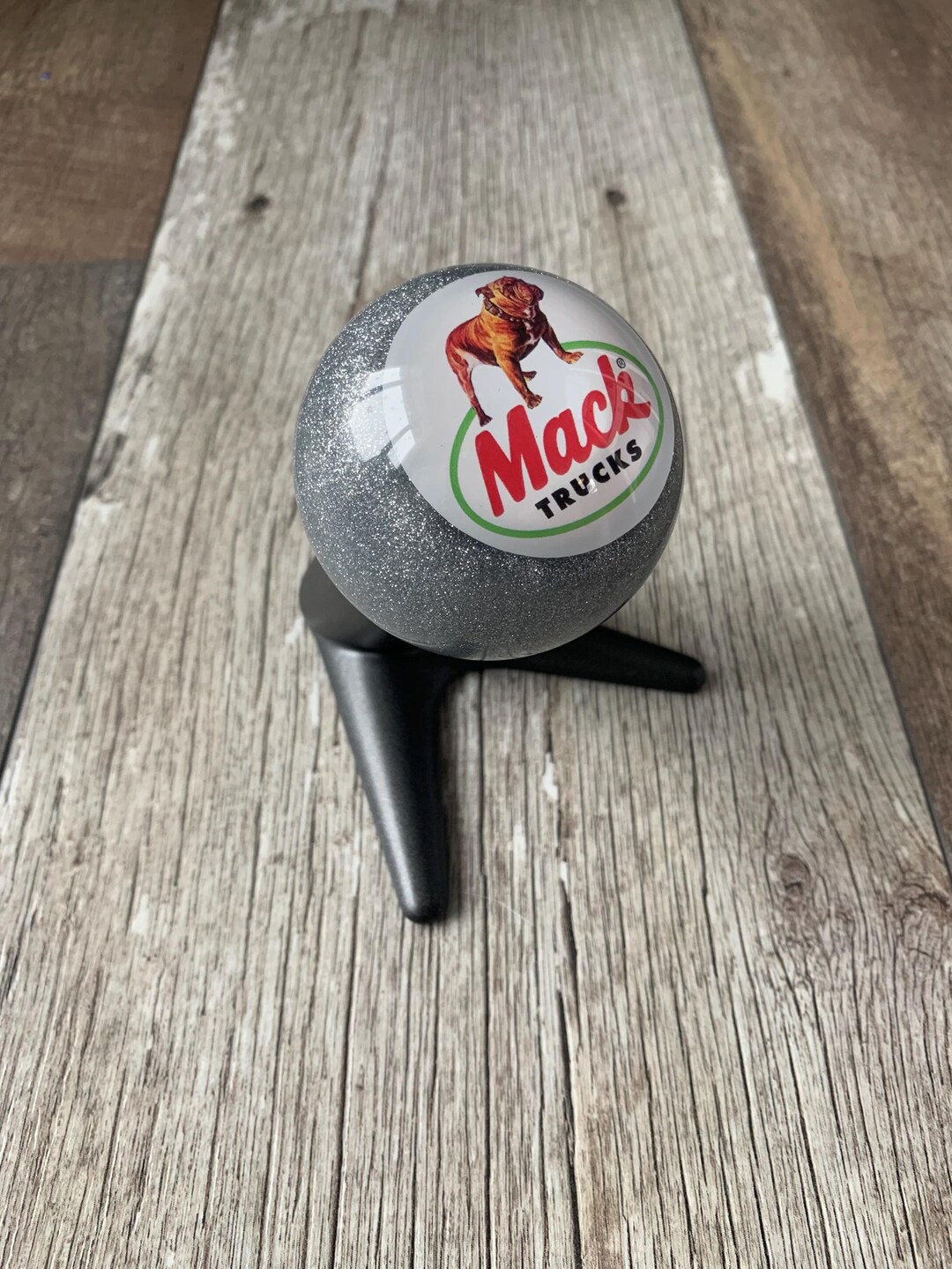 Mack Truck Shift Knob 60mm 1/2-13 Silver Glitter - Etsy