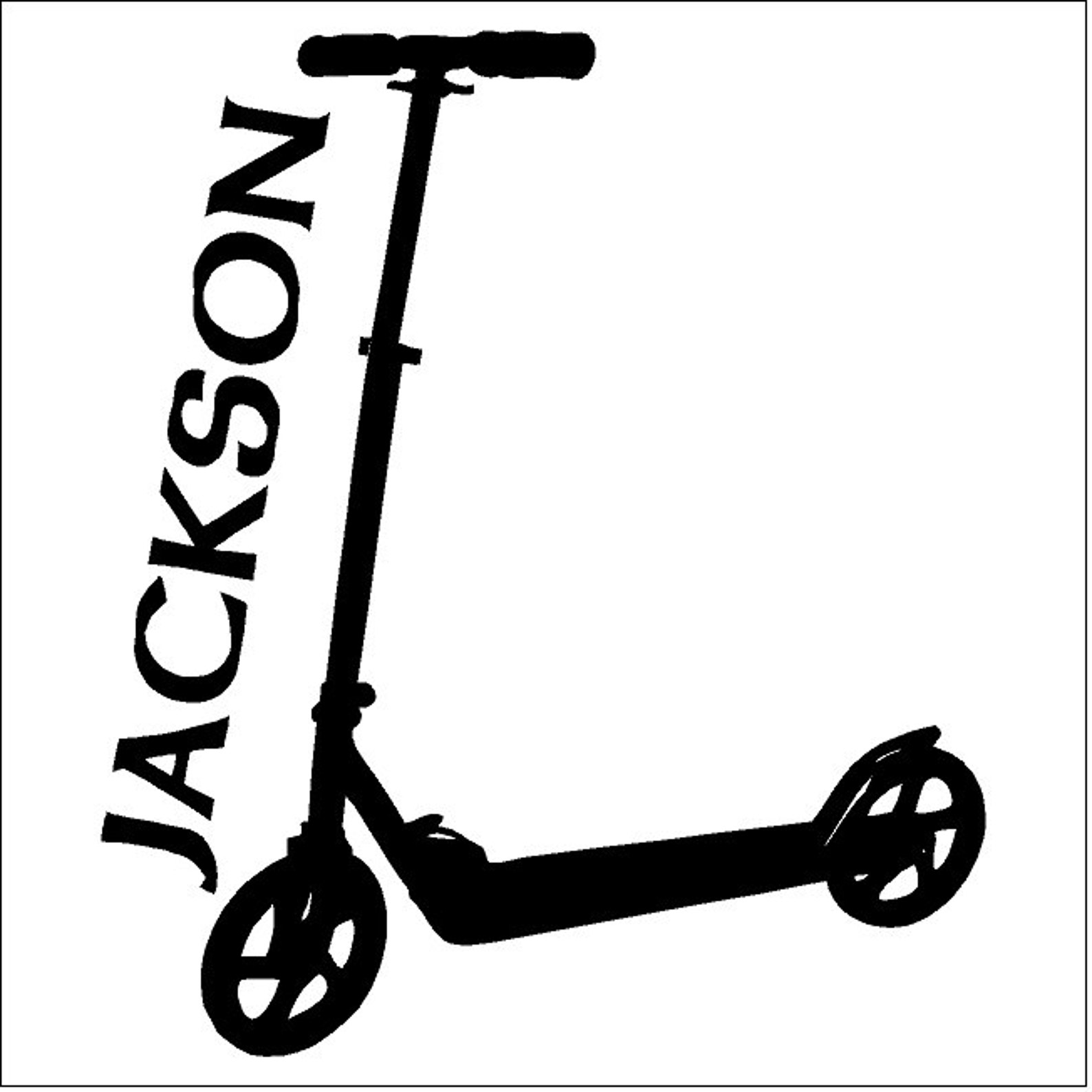 Personalized Scooter Wall Decal Sticker Removable Scooter Wall | Etsy