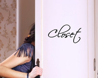 Closet Decal | Etsy