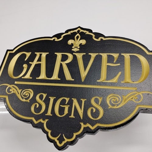 Engraved V Carved HDU Custom Shape Text Outdoor Dimensional - Etsy