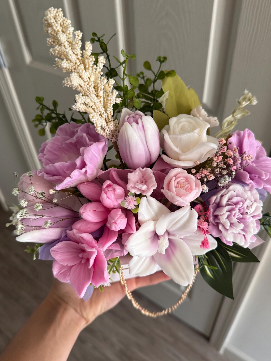Handmade Soap Flower Bouquet: Natural Floral Arrangement - Etsy