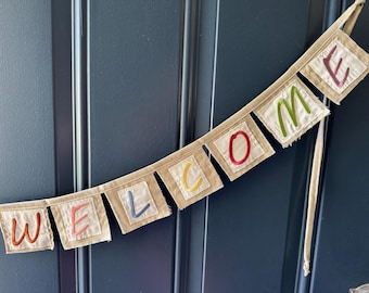 Boho Welcome Banner, Calm Colors, Classroom Decor - Etsy