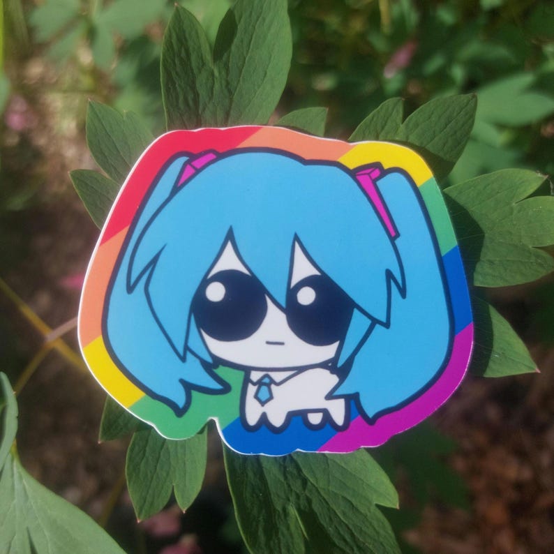 Yippee Hatsune Miku Sticker - Autism Creature Ver. - Etsy