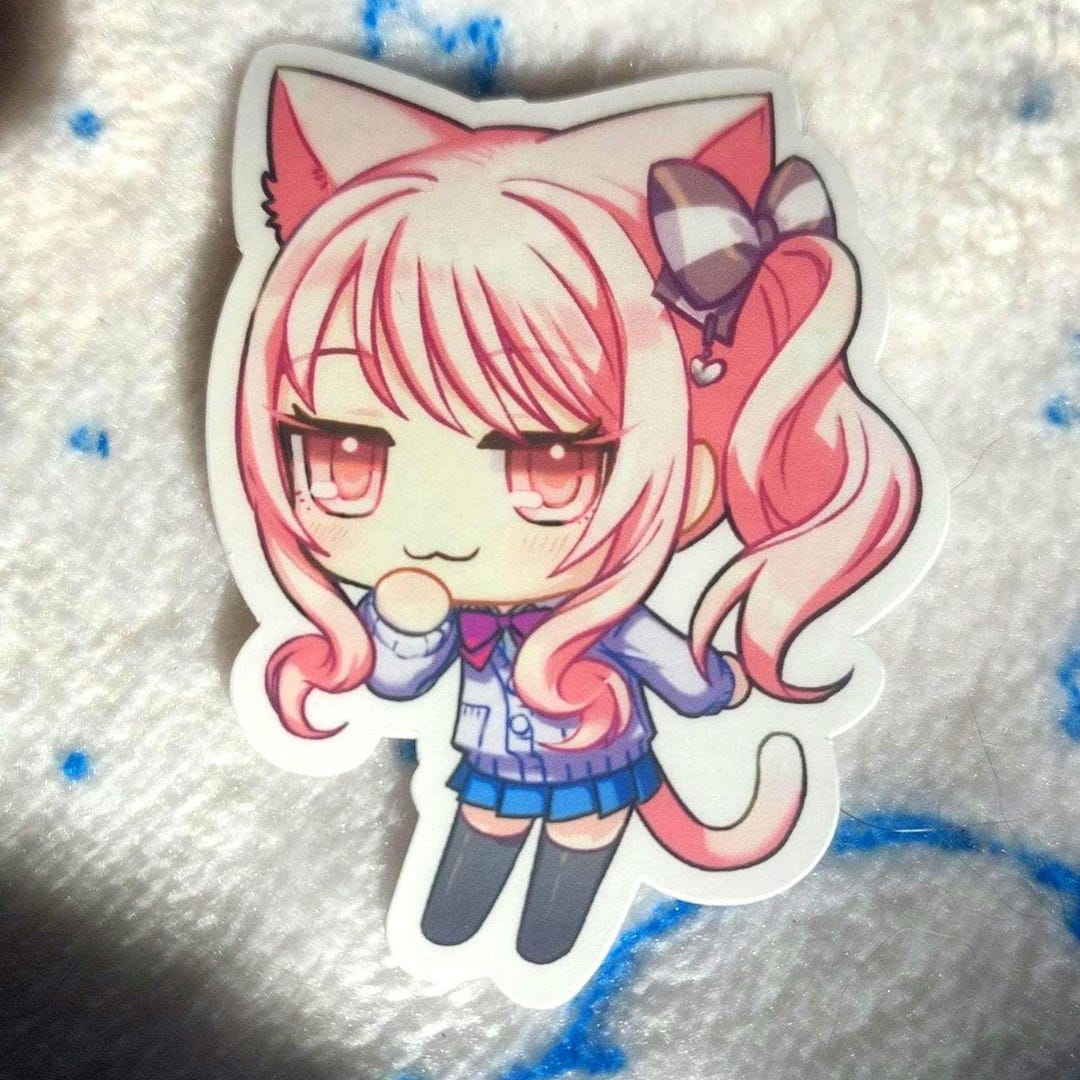 Kitty Cat Mizuki Akiyama Sticker - Etsy
