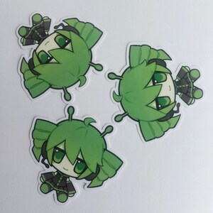 Alien Kasane Teto Sticker Chibi Gnarp Gnarp Ver. - Etsy