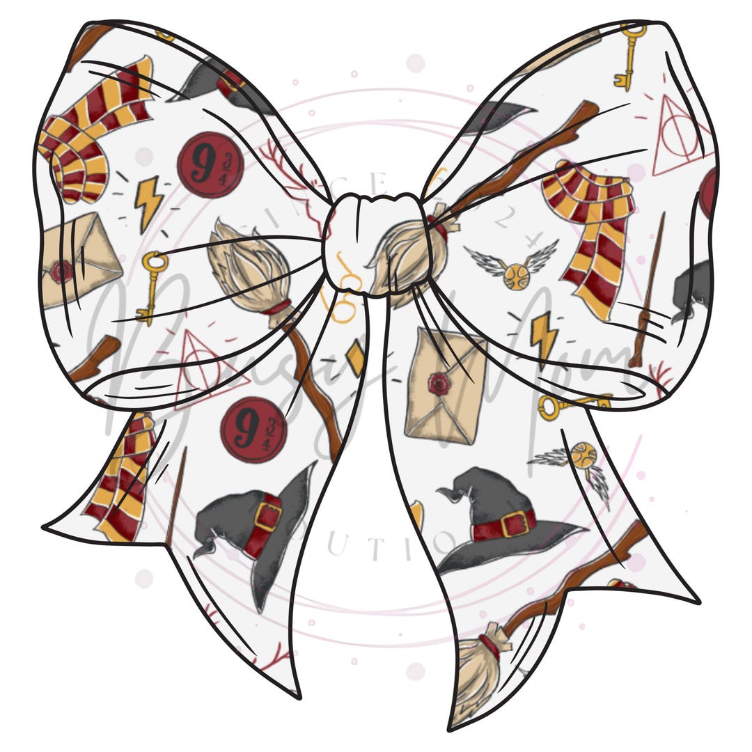 Harry Potter Magical Bow PNG - Etsy