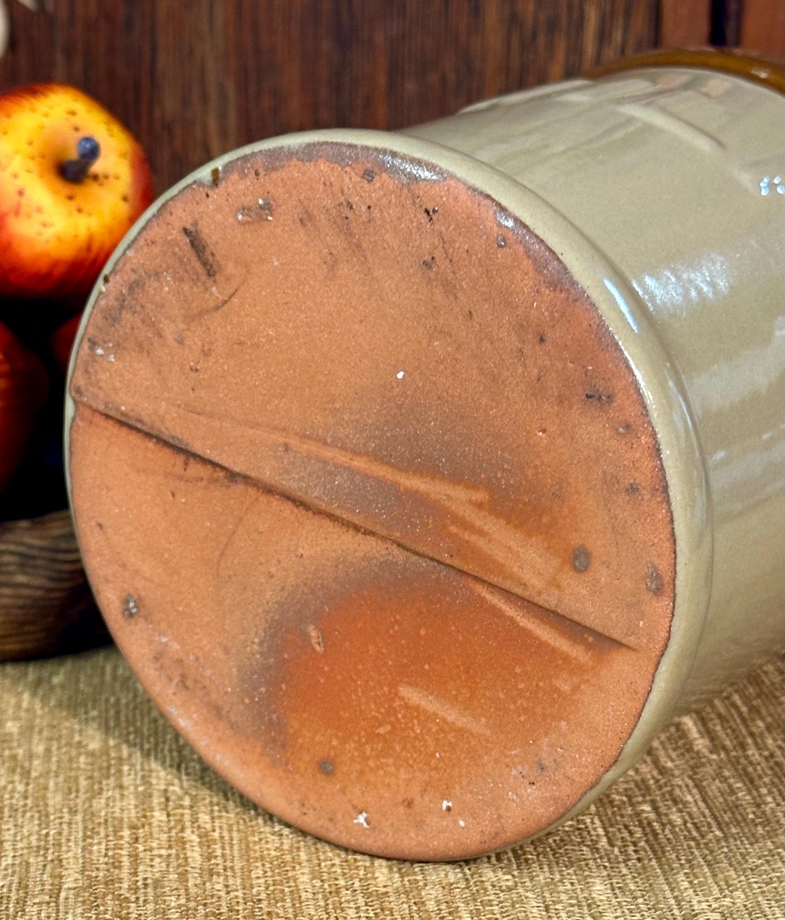 Vintage Brown Beige Glazed Drip Milk Jug Pitcher Handles Jar Utensil Holder - Etsy