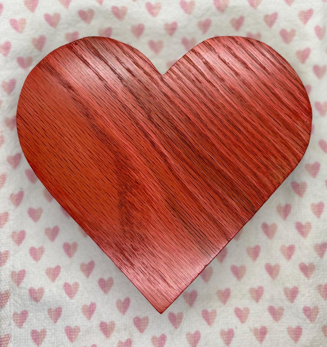 Reversible Wood Block Heart - Etsy