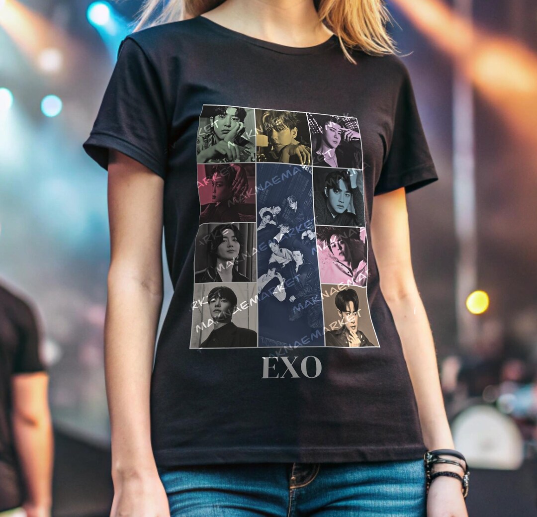 EXO T-shirt | K-pop Fan Gift | EXO Concert Tee - Etsy