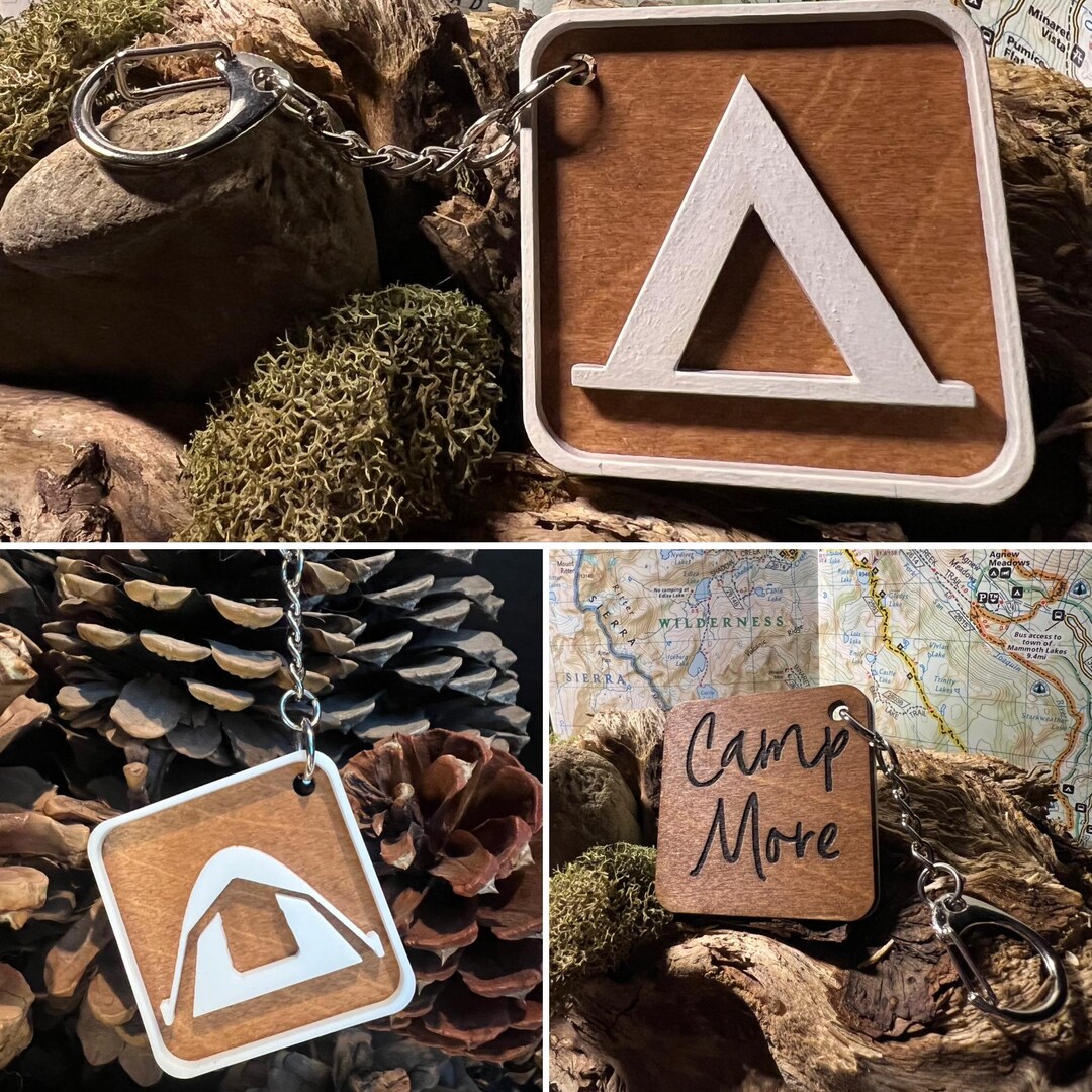 NPS Inspired Camp More Keychain - Etsy