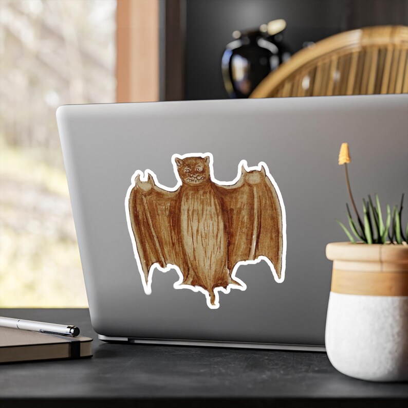 Medieval Bat Vinyl Decals (bat #1) - Etsy