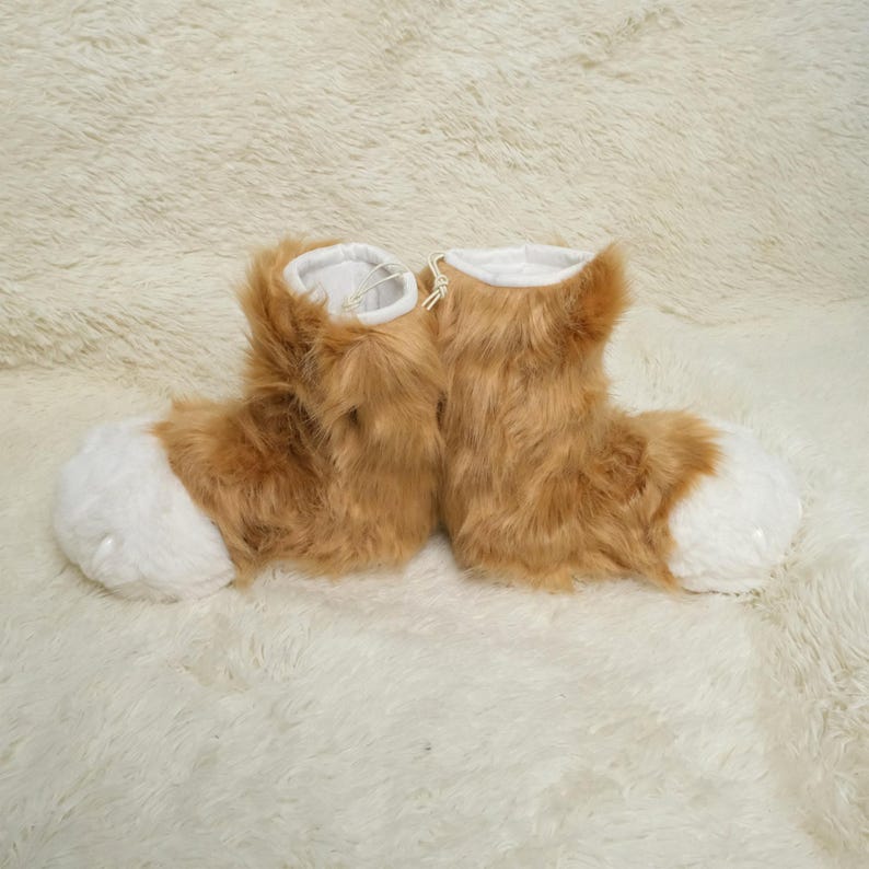 8 Colors! Slipper Fursuit Feet Sole Paws, Soft Foot Sole Paws, Fursuit ...