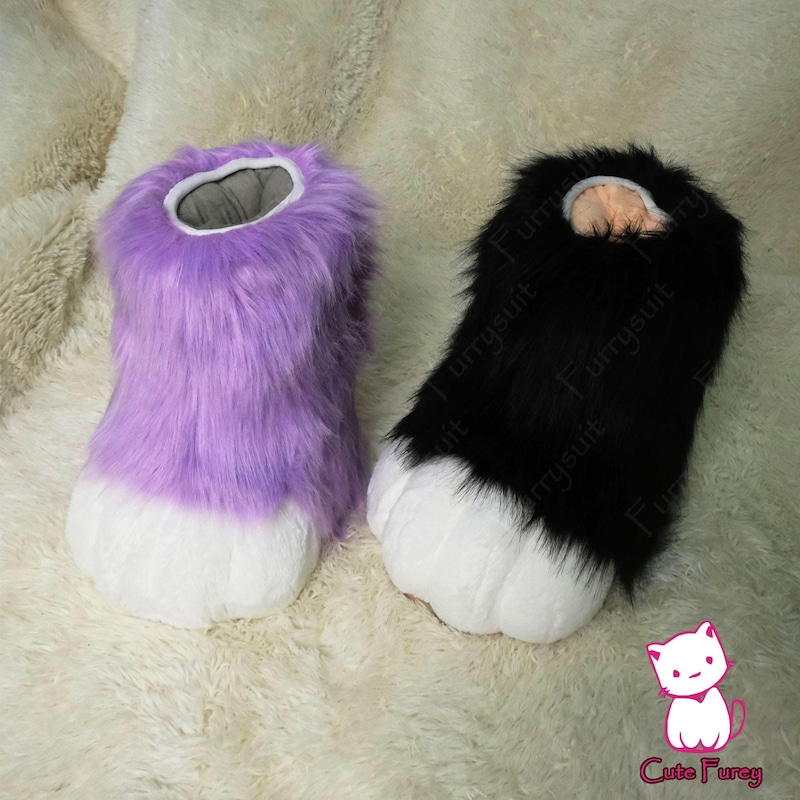 Furry Feet - Etsy