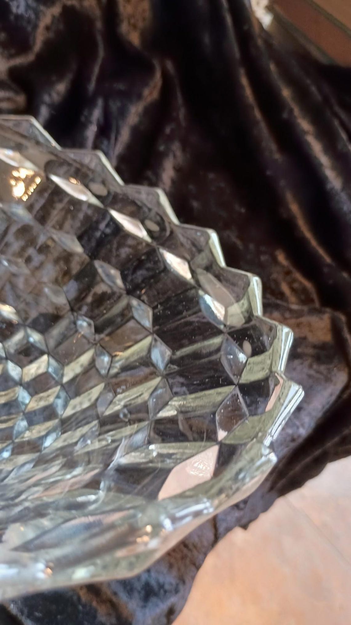 Vintage Dish Fostoria Pattern Indiana Pressed Crystal Glass - Etsy