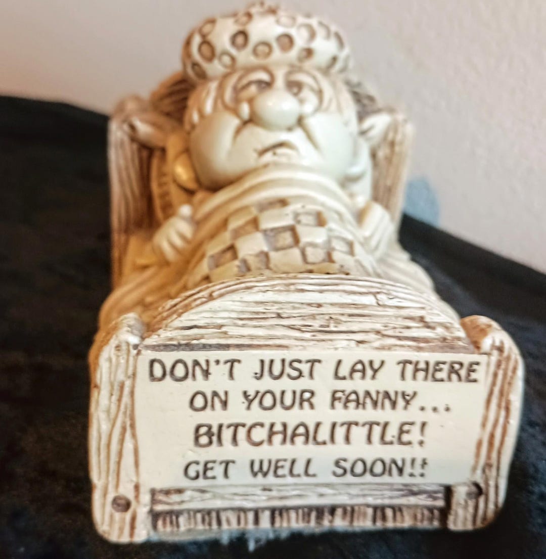 Paula Figurine Statue Get Well Soon - Etsy