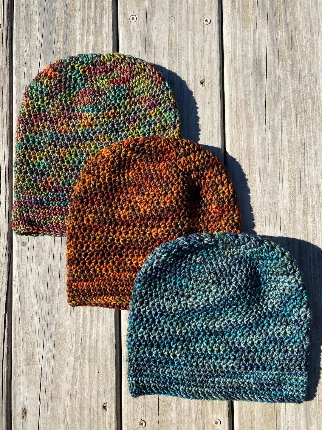 Malabrigo 100% Superwash Merino Wool Slouch Hat, Color Choice, Colorful ...