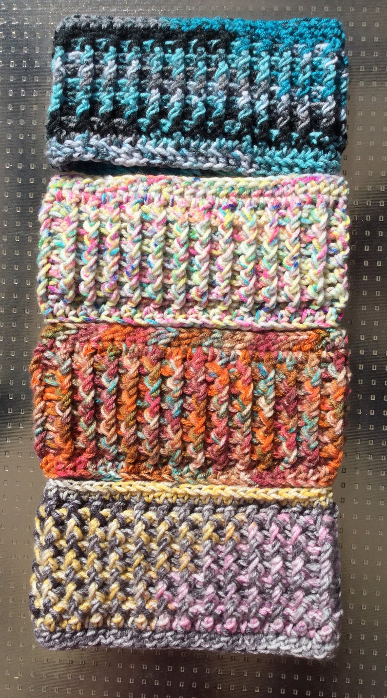 Color Choice Textured Headband, Crochet Ear Warmer - Etsy