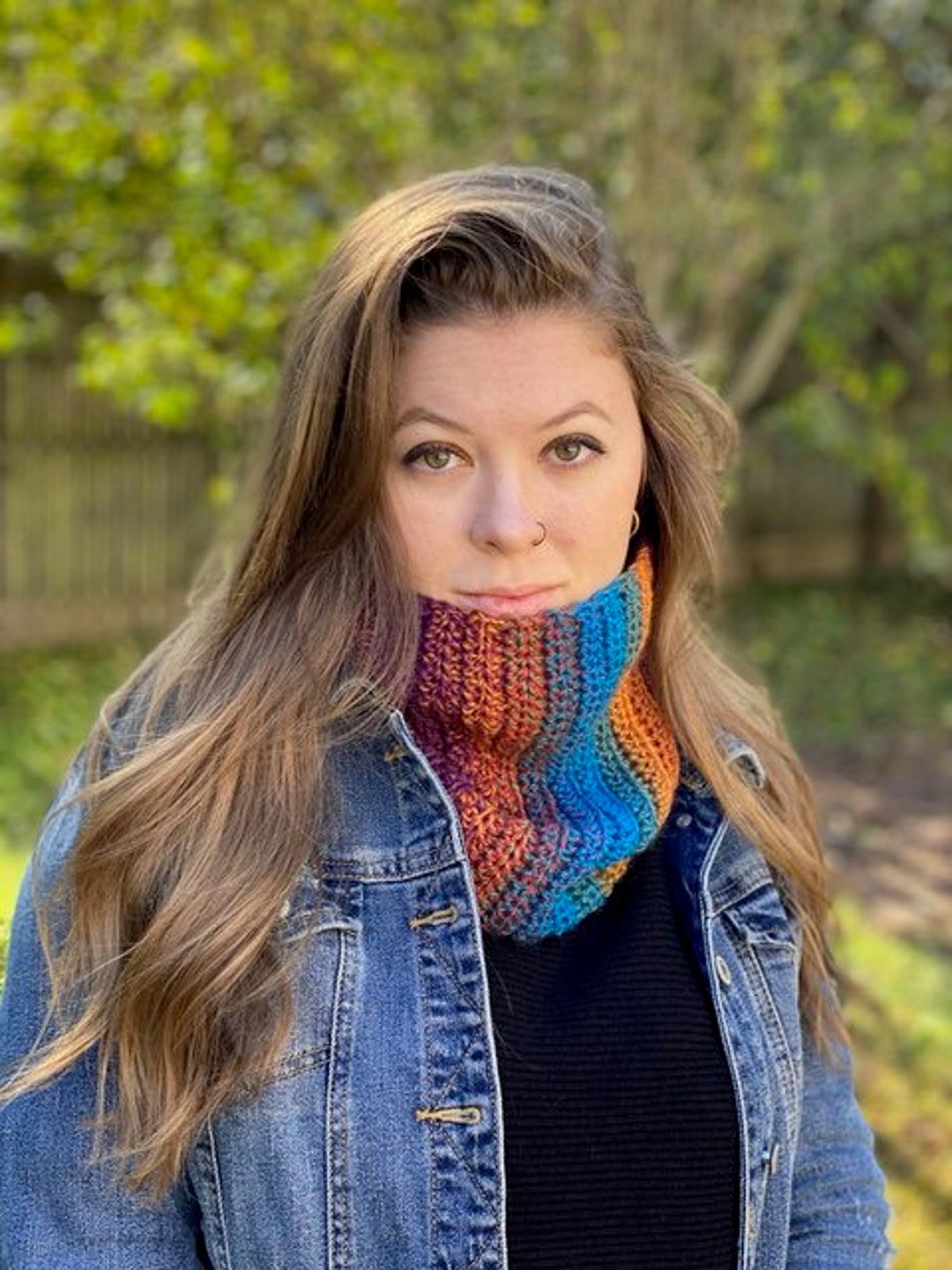 Crochet Cowl, Crochet Neck Warmer, Handmade Gift, Soft Neck Gaiter - Etsy