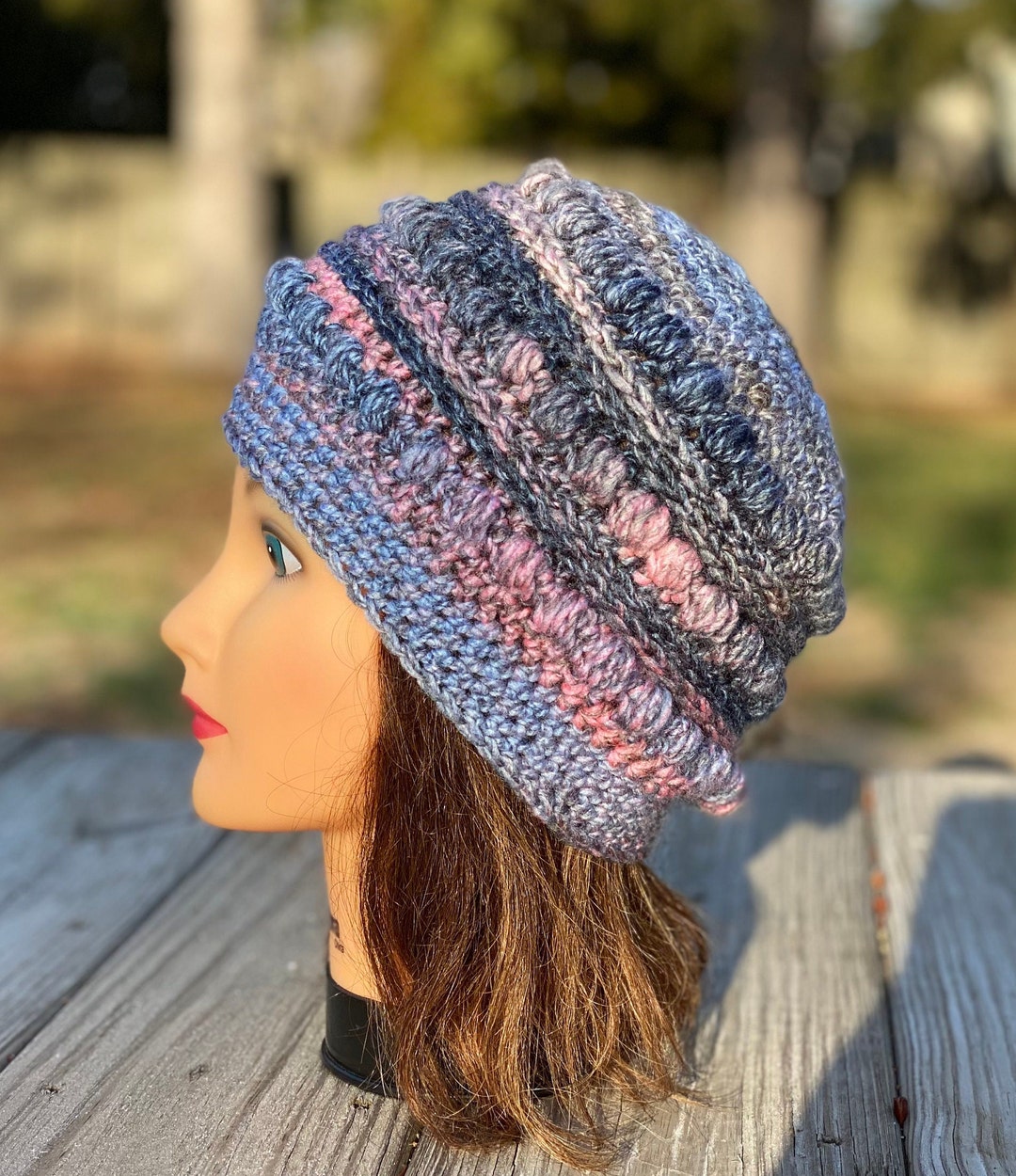 New Color Crochet Bumpy Beanie - Etsy