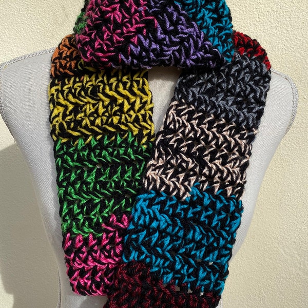 Neon Color Scarf - Etsy