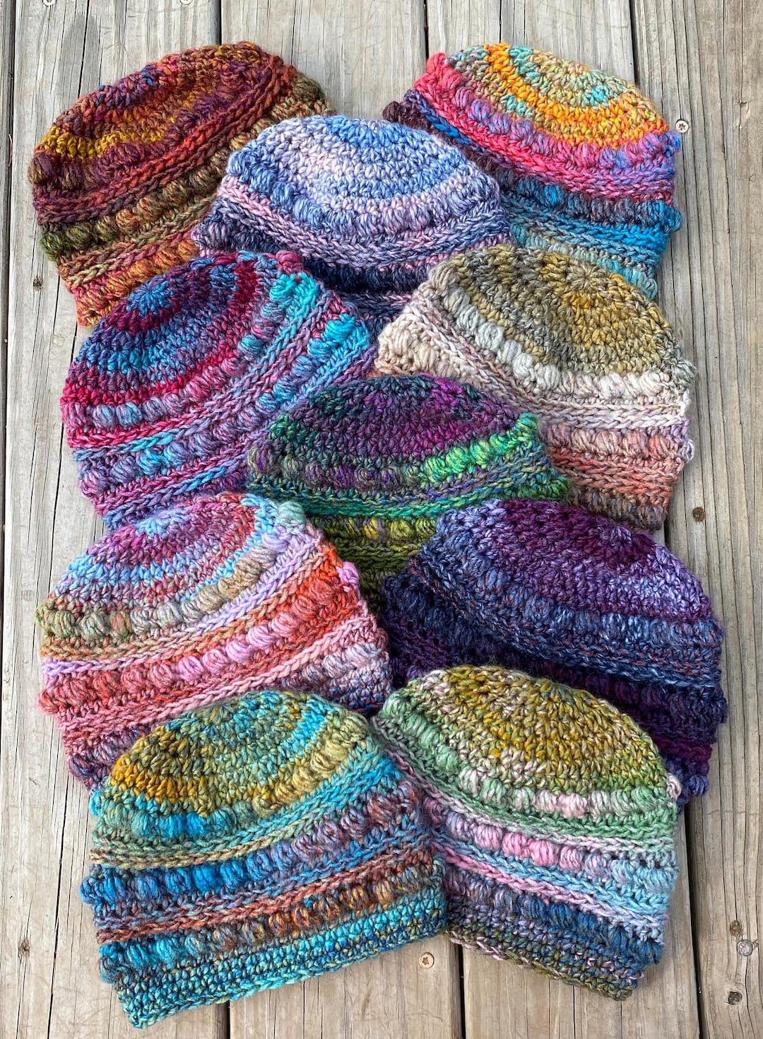 Color Choice Kid's Bumpy Beanie, Toddler Bumpy Beanie, Child's Crochet ...